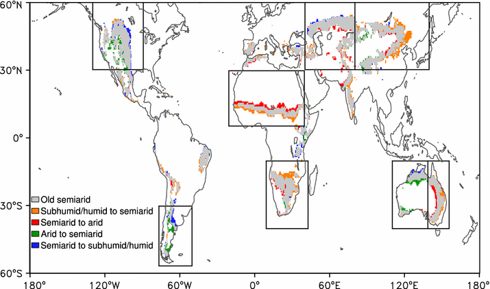 Global semi-arid climate change over last 60 years | SpringerLink