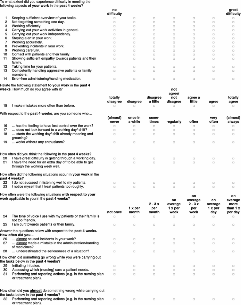 Impaired work functioning due to common mental disorders in nurses and ...