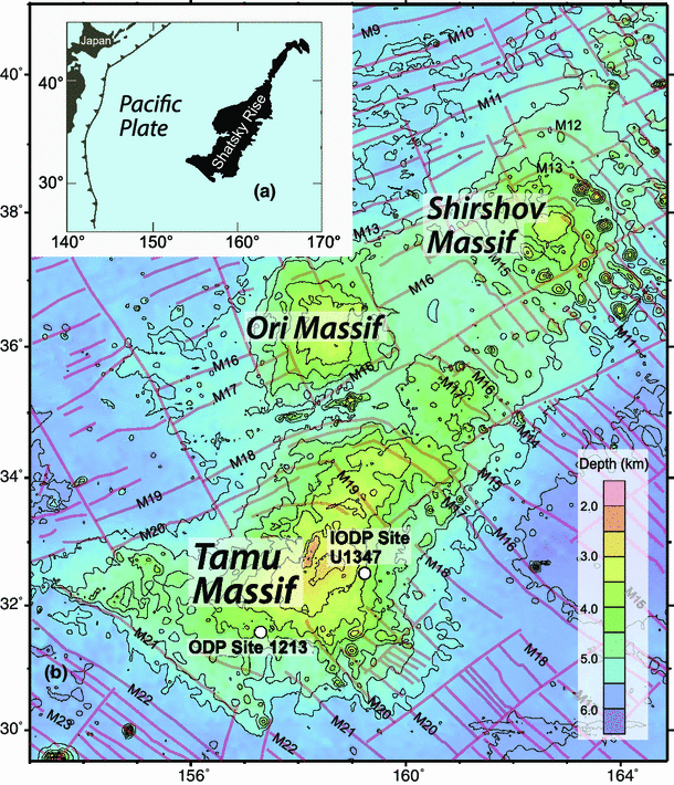 The age of Earth’s largest volcano: Tamu Massif on Shatsky Rise ...