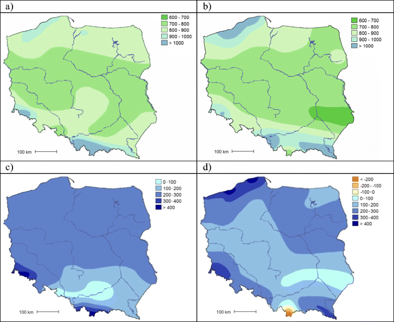 Variability of precipitation in Poland under climate change | SpringerLink