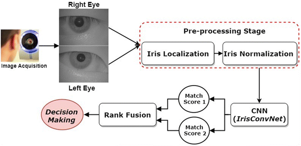 A Multi Biometric Iris Recognition System Based On A Deep Learning Approach Springerlink