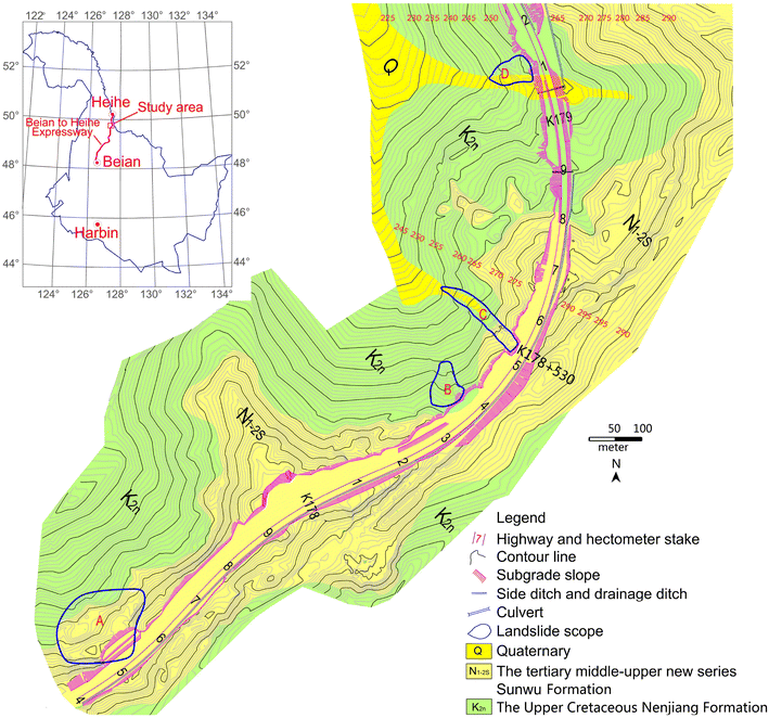 Landslide investigations in the northwest section of the lesser Khingan ...