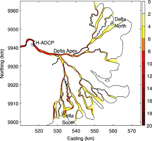 Tidal impact on the division of river discharge over distributary ...