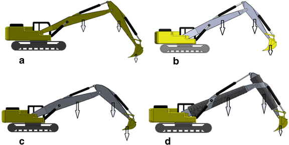 New Design Concept for an Excavator Arms by Using Composite Material ...