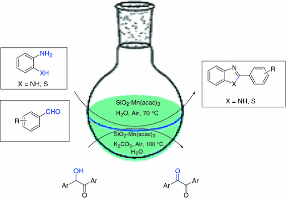Nanosized Mn(acac)3 Anchored on Amino Functionalized Silica for the ...