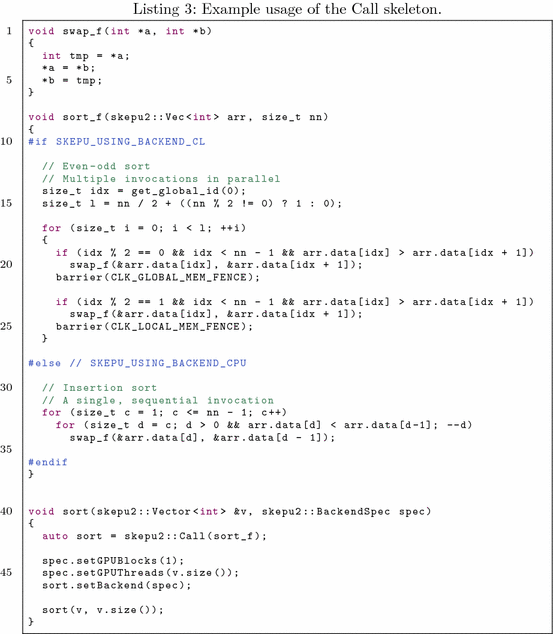 SkePU 2: Flexible and Type-Safe Skeleton Programming for Heterogeneous ...