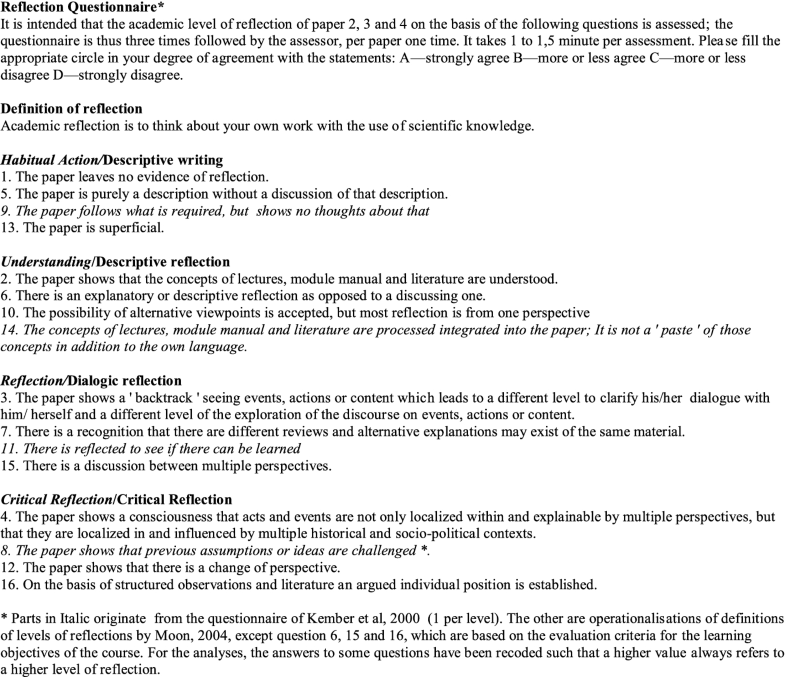 Reflection in design education | SpringerLink