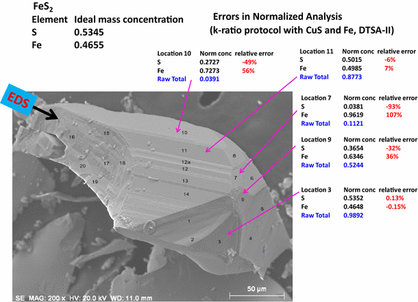 Performing elemental microanalysis with high accuracy and high ...