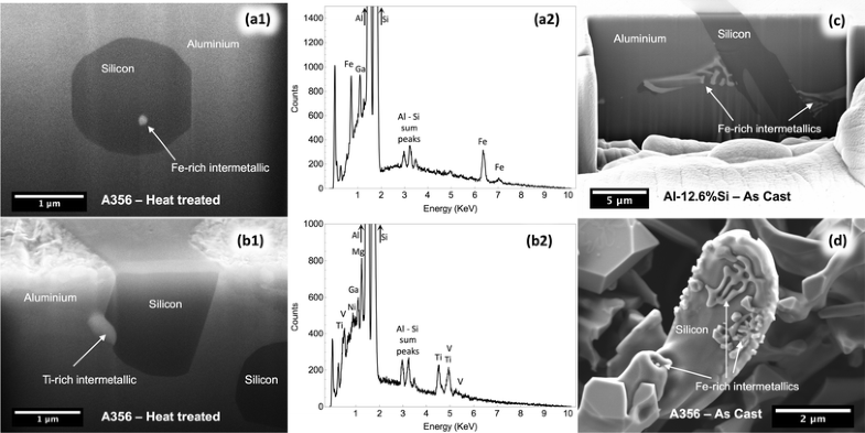 Silicon particle pinhole defects in aluminium–silicon alloys | SpringerLink