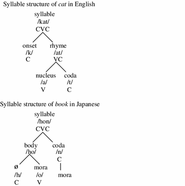 Syllable Structure Examples Processes