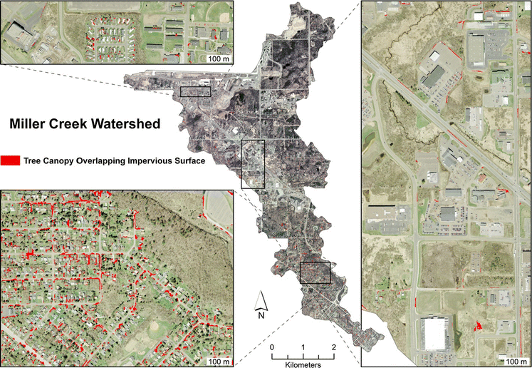 High-resolution maps of forest-urban watersheds present an opportunity ...