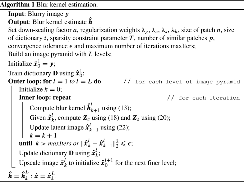 Blur kernel estimation using sparse representation and cross-scale self-similarity | SpringerLink
