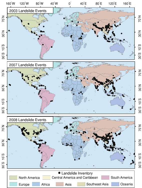 A global landslide catalog for hazard applications: method, results ...
