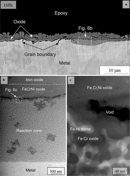 Oxidation After Breakdown of the Chromium-Rich Scale on Stainless ...
