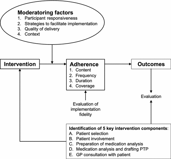 Implementation fidelity of a clinical medication review intervention ...
