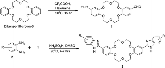 Novel dibenzo-18-crown-6 ether functionalized bis-benzimidazole ...