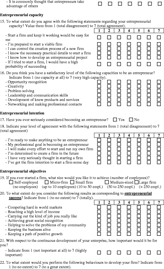 Factors affecting entrepreneurial intention levels: a role for ...