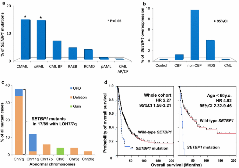 Somatic SETBP1 mutations in myeloid neoplasms | SpringerLink