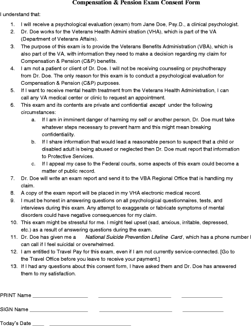 A Practical Guide to Conducting VA Compensation and Pension Exams for ...