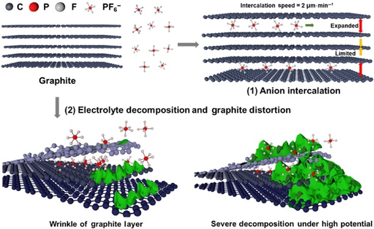 Revealing the anion intercalation behavior and surface evolution of graphite in dual-ion ...
