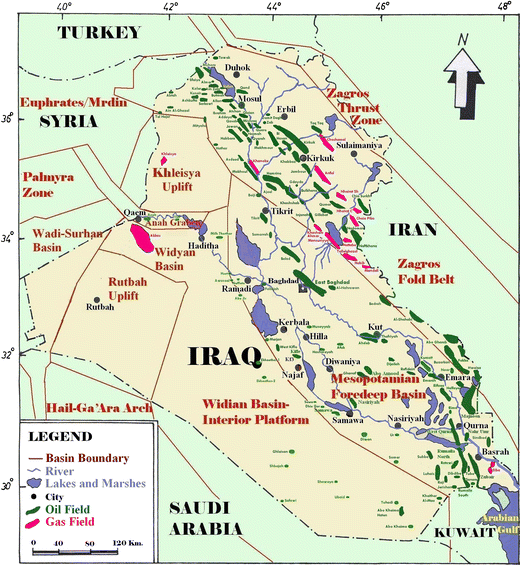 1D PetroMod software modeling of the Basrah oil fields, Southern Iraq ...
