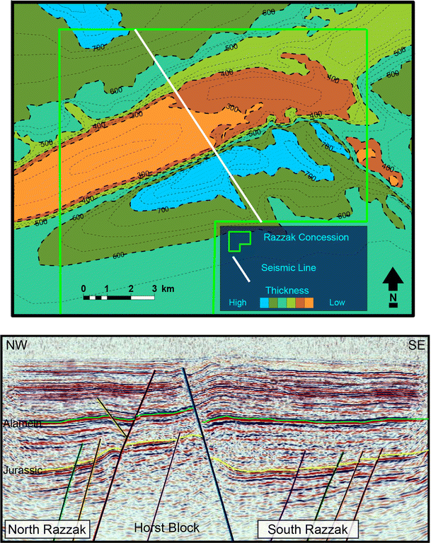 Seismic interpretation of the Aptian Alamein Dolomite in the Razzak oil ...