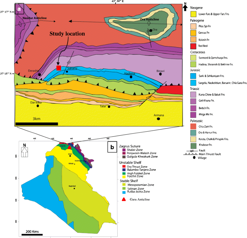Evaluating the Baluti Formation at Sararu village, Ora Anticline, Iraqi ...