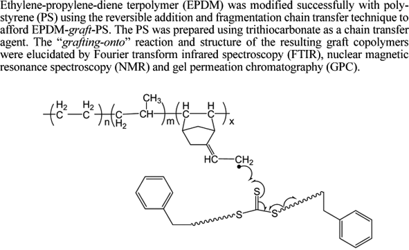 Study on the grafting of polystyrene onto ethylene-propylene-diene ...