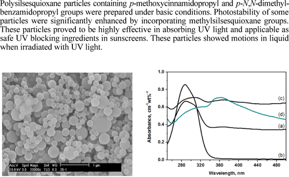 Preparation and characterization of polysilsesquioxane particles ...