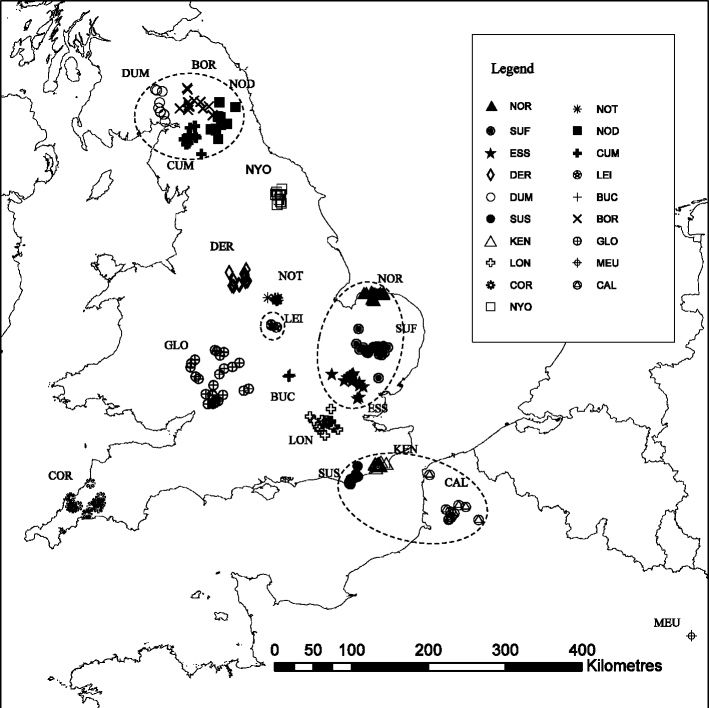 Population genetic structure of the red fox ( Vulpes vulpes) in the UK ...
