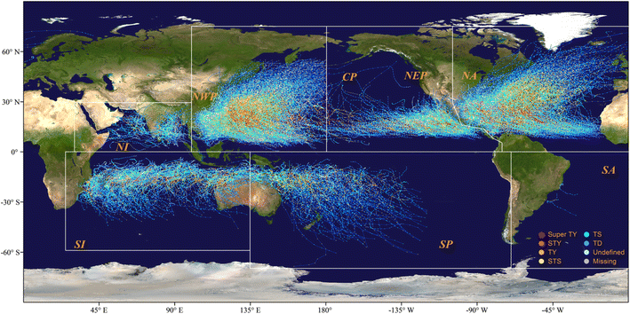 Mapping the Wind Hazard of Global Tropical Cyclones with Parametric ...