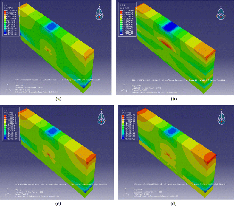 Finite element analysis of overlay incorporating stress absorbing ...