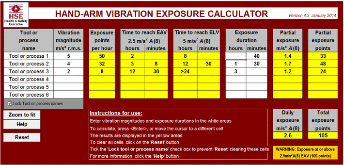 The Development and Use of Tools to Support Workplace Hand-Arm ...