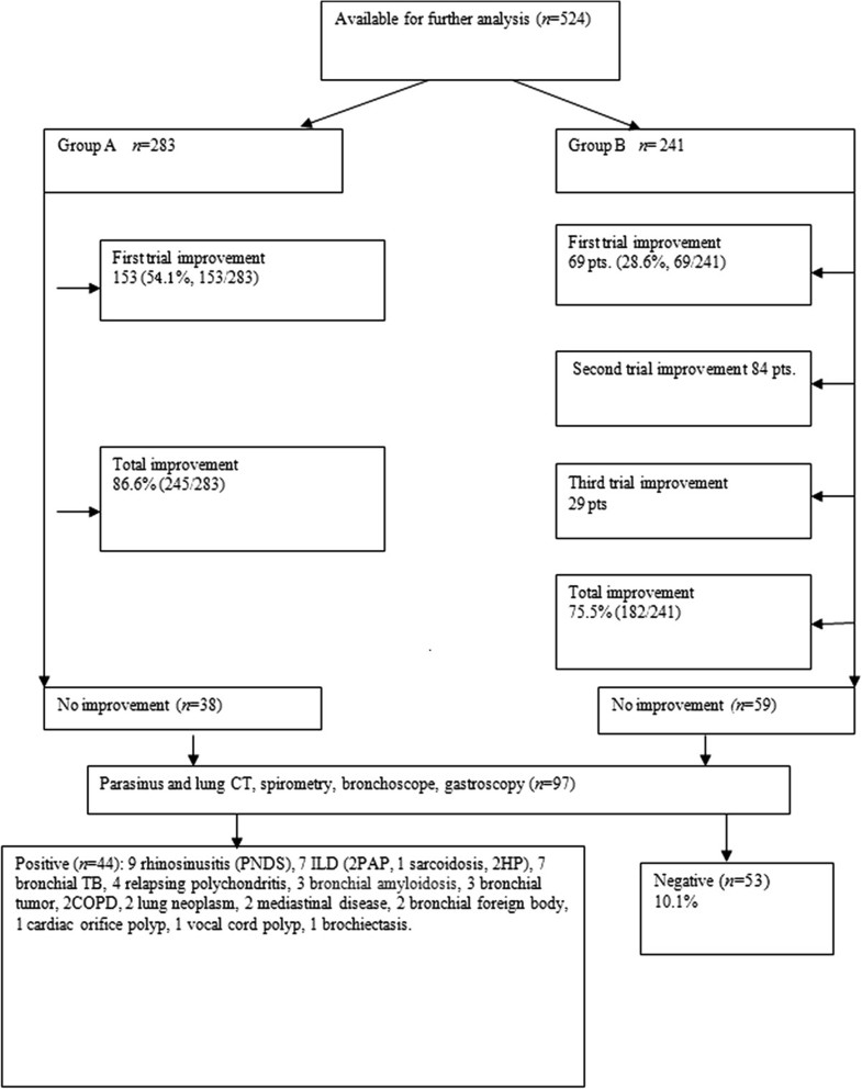 A novel diagnostic algorithm for chronic and subacute cough ...