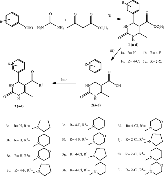 Monastrol mimic Biginelli dihydropyrimidinone derivatives: synthesis ...