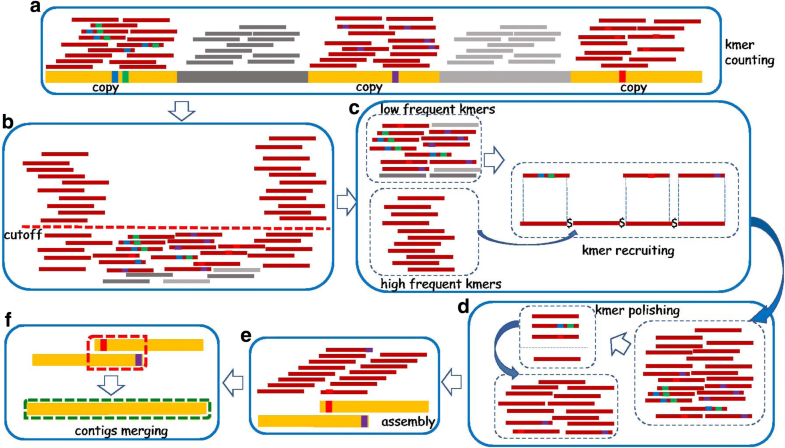 An improved approach for reconstructing consensus repeats from short ...
