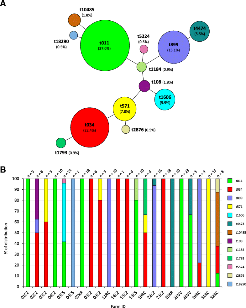 Prevalence, molecular epidemiology, and antimicrobial resistance of methicillin-resistant ...
