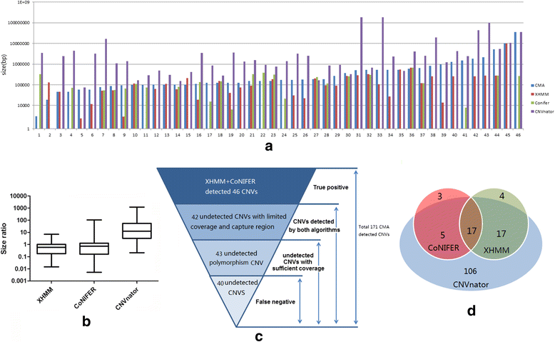 Evaluation of three read-depth based CNV detection tools using whole-exome sequencing data ...