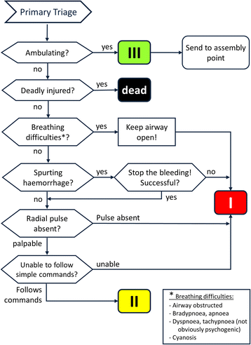 Primary mass casualty incident triage: evidence for the benefit of ...