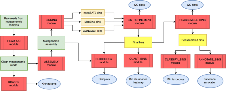 MetaWRAP—a flexible pipeline for genome-resolved metagenomic data analysis | Microbiome | Full Text