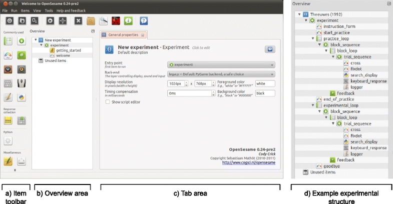 OpenSesame: An open-source, graphical experiment builder for the social ...