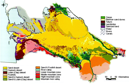Turkmenistan: Landscape–Geographical Features, Biodiversity, and ...