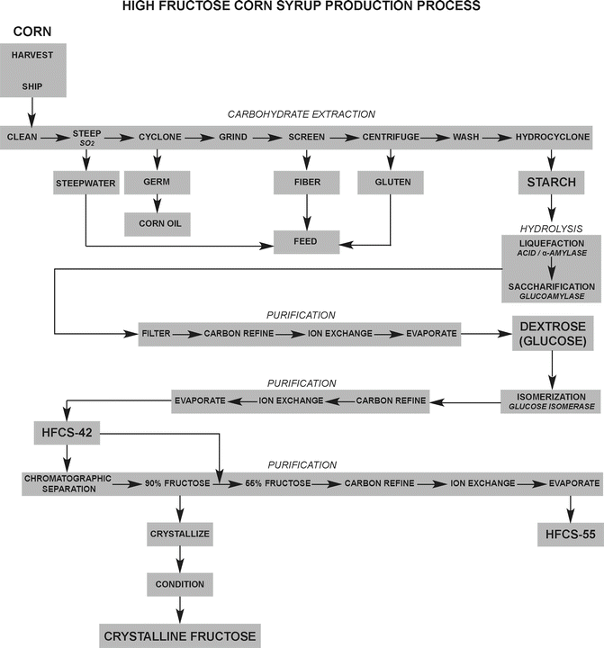 Sucrose, HFCS, and Fructose: History, Manufacture, Composition ...