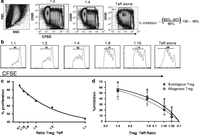Assessment of Suppressive Capacity by Human Regulatory T Cells Using a ...