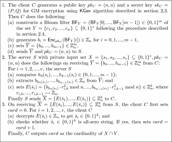Secure and Efficient Private Set Intersection Cardinality Using Bloom Filter | SpringerLink