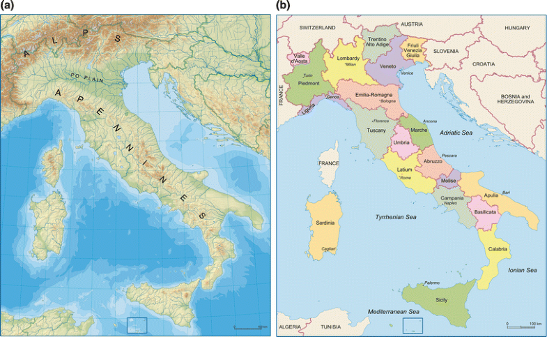 The Great Diversity of Italian Landscapes and Landforms: Their Origin ...