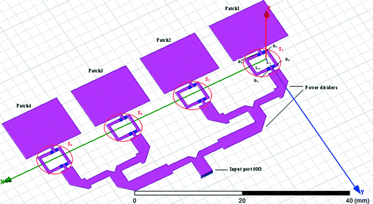 Directive Beam-Steering Patch Array Antenna Using Simple Phase Shifter ...