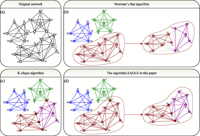 Detecting The Overlapping And Hierarchical Community Structure In Networks Springerlink