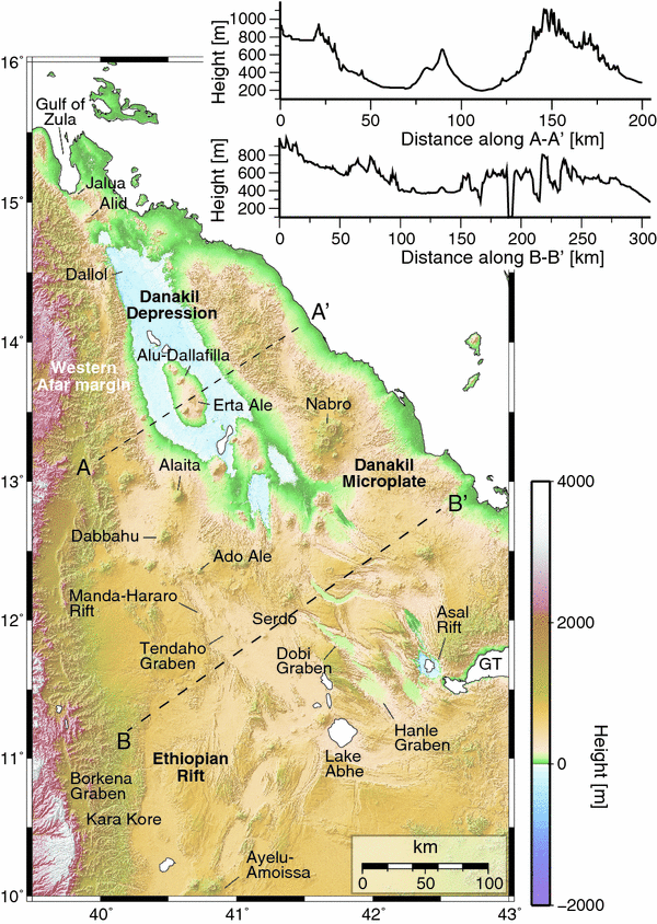 Rift-Related Morphology of the Afar Depression | SpringerLink