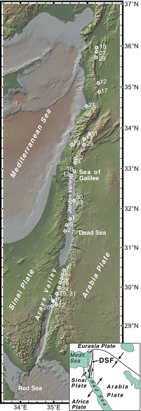 Review of On-Fault Palaeoseismic Studies Along the Dead Sea Fault ...